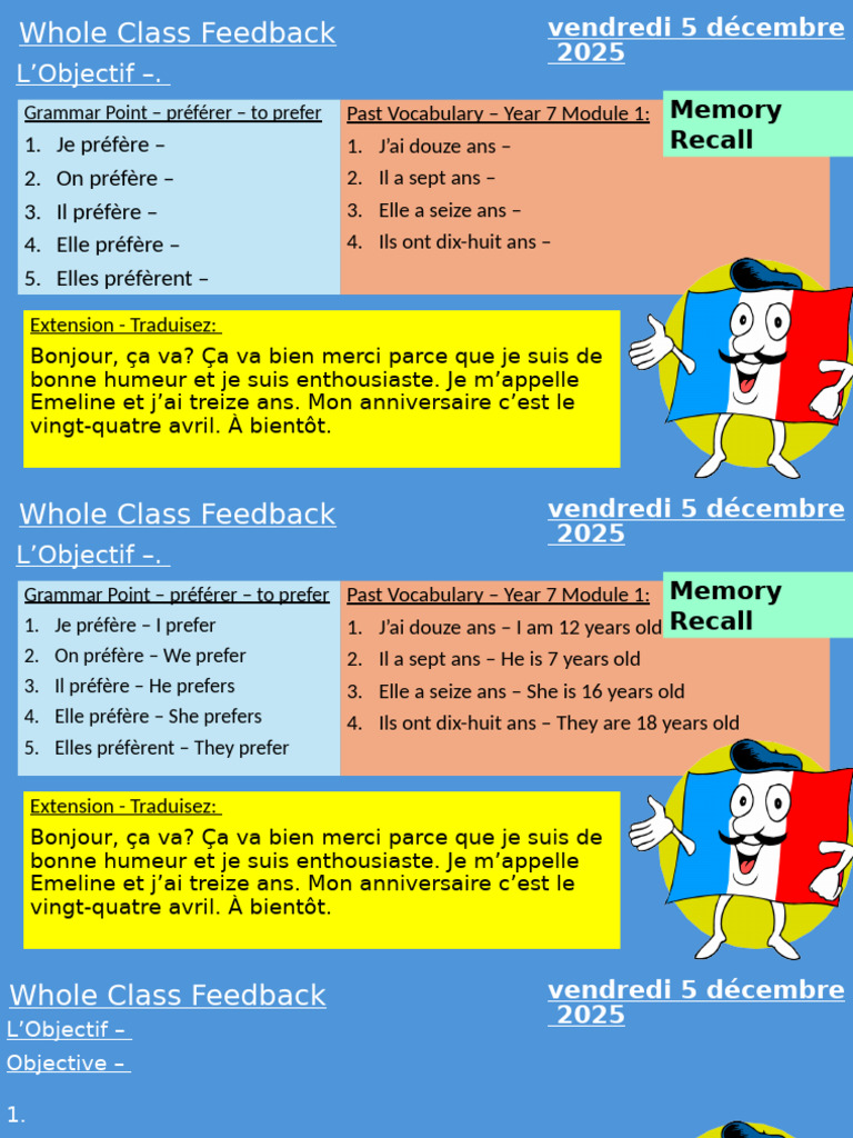 Conjugaison du verbe "préférer" en français | PDF