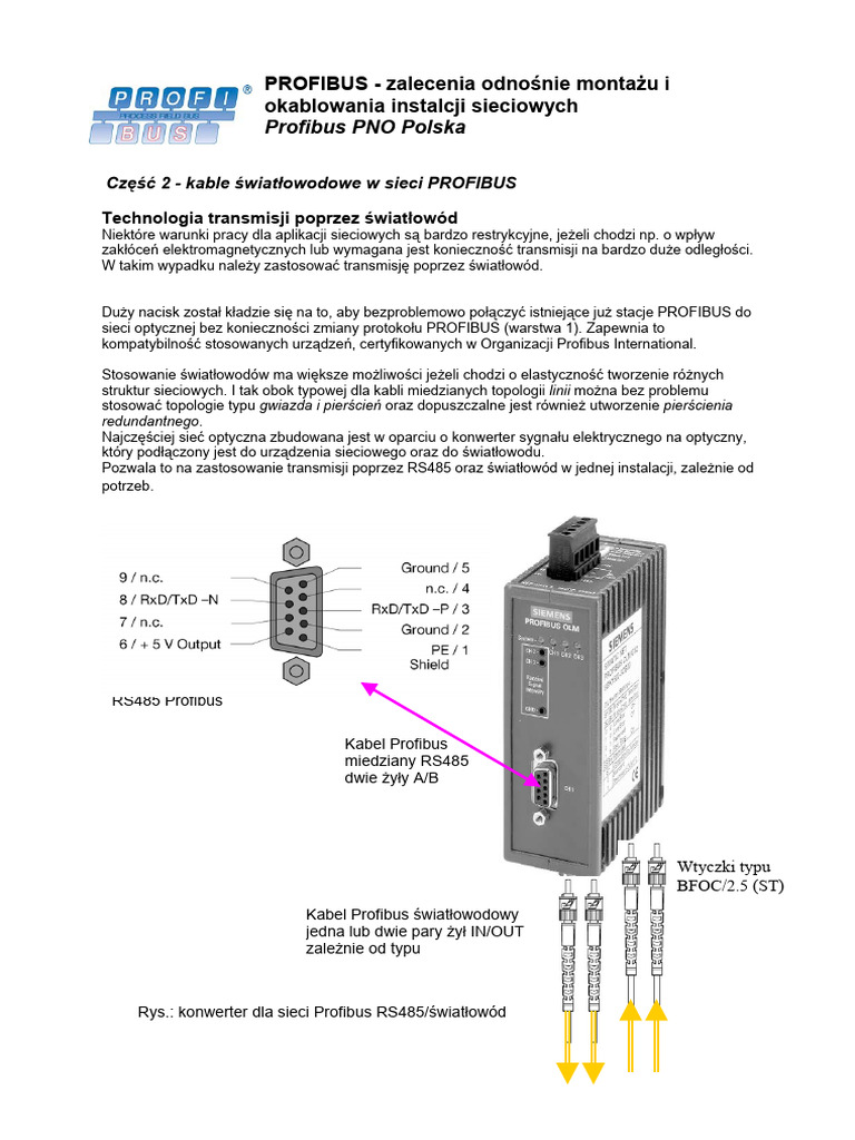 PROFIBUS_okablowanie_cz2 | PDF