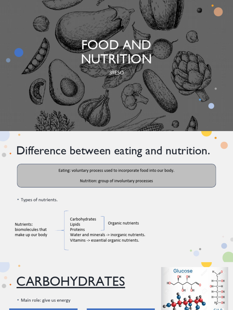 Unit 2. Food and Nutrition | PDF | Carbohydrates | Nutrition