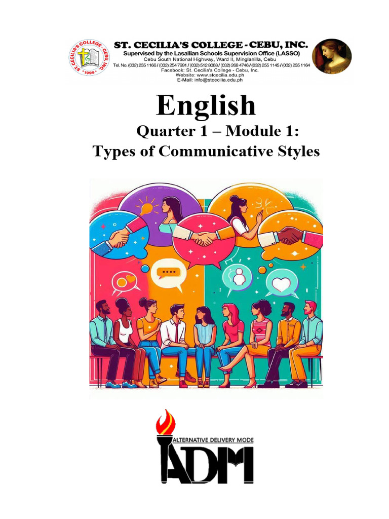 Types of Communicative Styles in English | PDF | Learning | Communication
