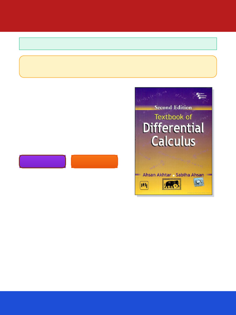 Textbook of Differential Calculus 2nd ed Edition A. Akhtar ebook chapter ready version | PDF ...