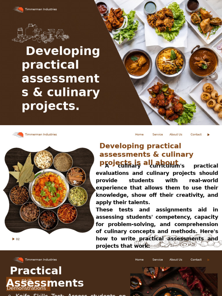 Practical Culinary Assessments Guide | PDF | Recipe | Cooking