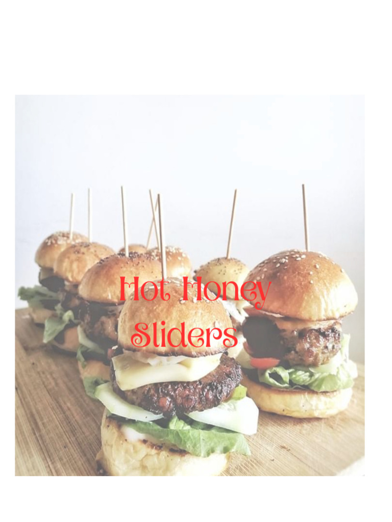 Hot Honey Sliders | PDF