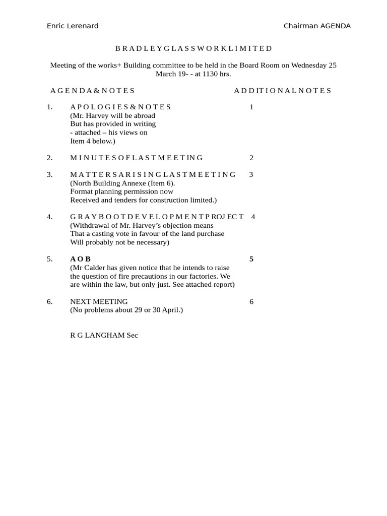 b r a d l e y g l a s s w o r k l i m i t e d 1 | PDF