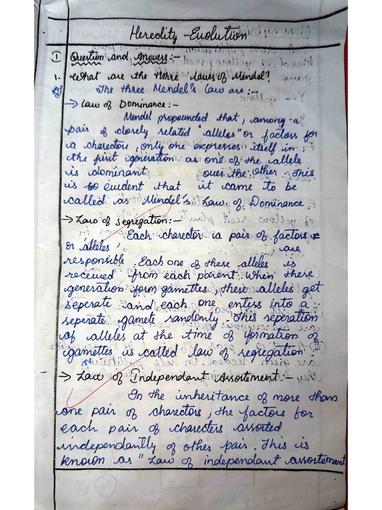 Heredity Evolution | PDF