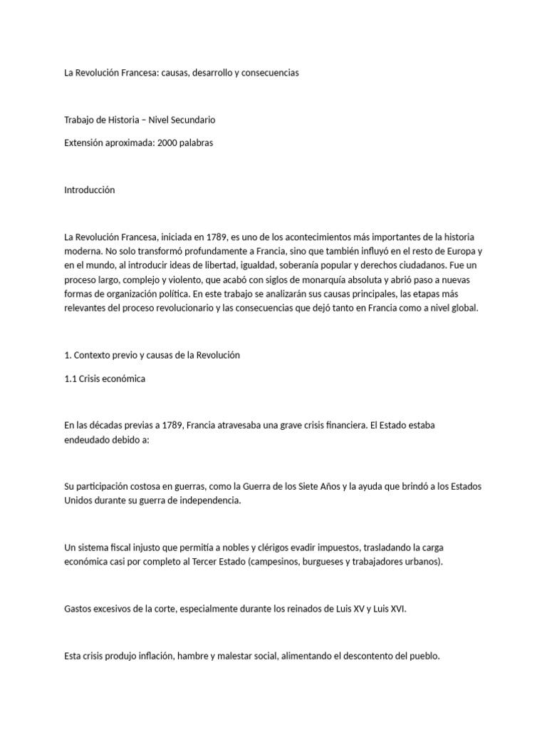 revolucion francesa | PDF | revolución Francesa | Reino del terror