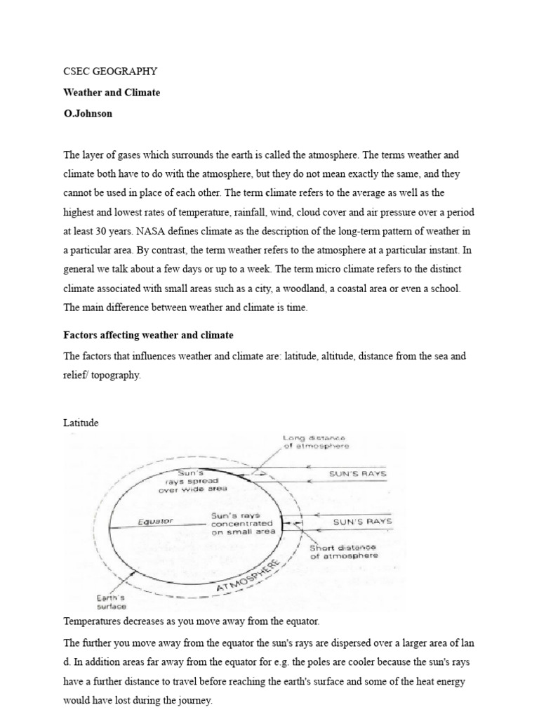 Understanding Weather and Climate Factors | PDF | Tropical Cyclones ...