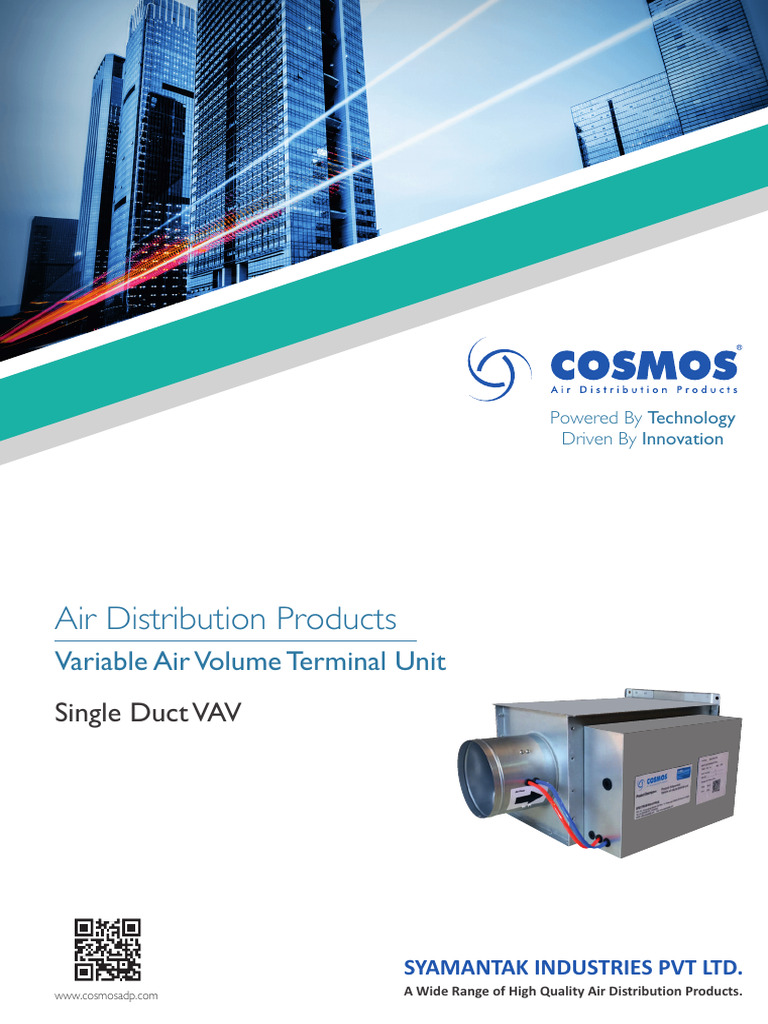 Cosmos Hvac Adp Vav 01 Single Duct Vav CD | PDF | Duct (Flow ...