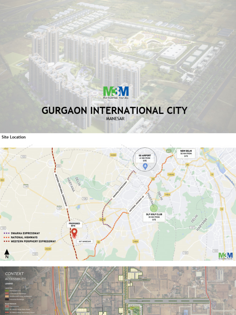 Gurgaon International City Masterplan | PDF