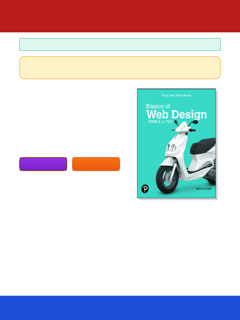 Basics of Web Design: HTML5 & CSS, 6th Edition Terry Felke-Morris ebook ...