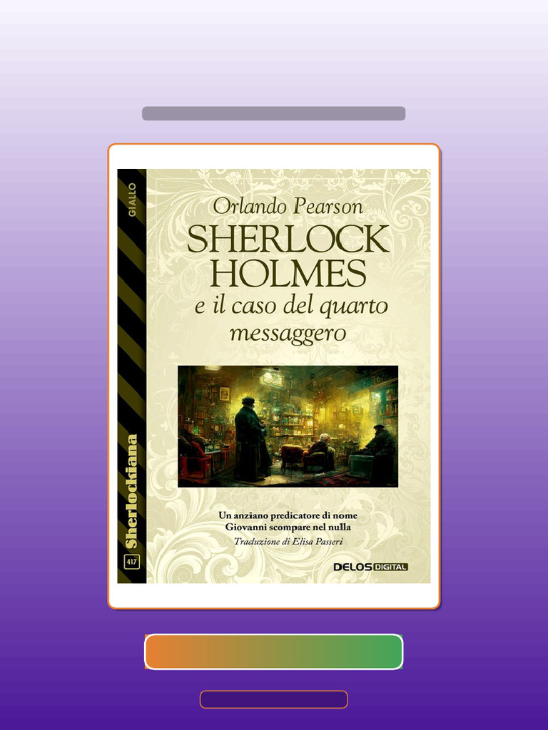 Bundle of Sherlock Holmes e Il Caso Del Quarto Messaggero Orlando ...