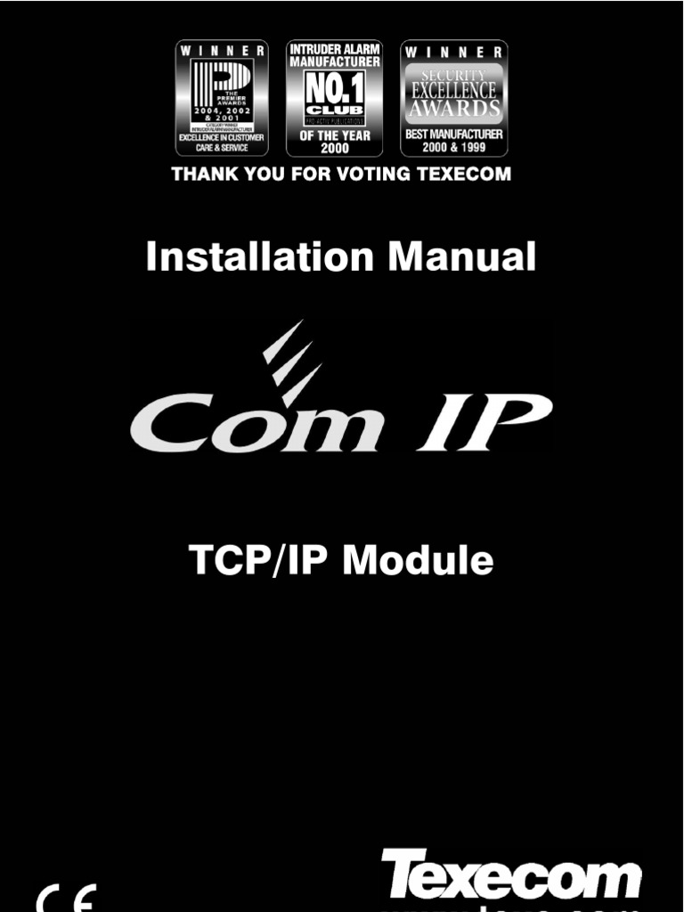 Installation Manual: Thank You For Voting Texecom | PDF | Port ...