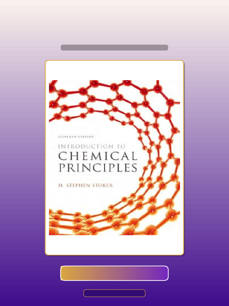 Introduction To Chemical Principles 11th Edition Stoker Ebook and ...