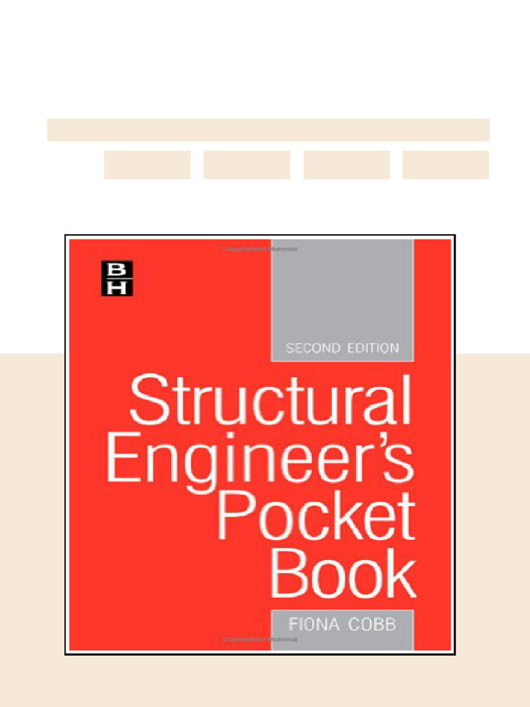 Structural Engineer s Pocket Book Second Edition Fiona Cobb digital ...