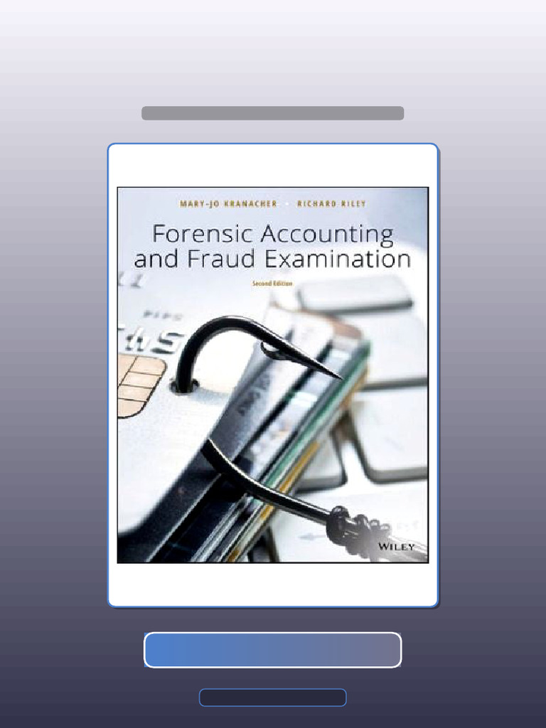 Forensic Accounting and Fraud Examination 2nd Edition MaryJo Kranacher ...
