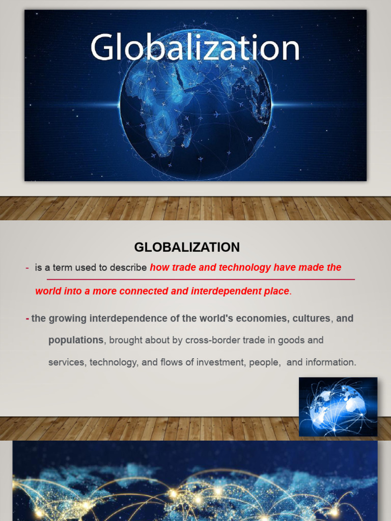 Lesson # 1 - INTRODUCTION to Globalization.pptx | PDF | Globalization ...