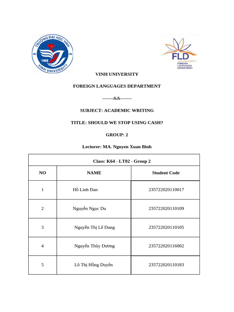 Outline Academic Writing G2 | PDF | Cash | Economies