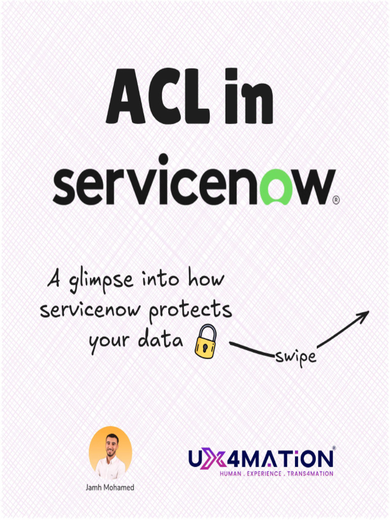ACL in Servicenow 1747315320 | PDF