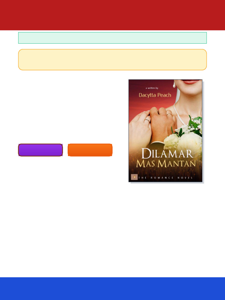 Dilamar Mas Mantan Dacytta Peach ebook mobile ready version | PDF