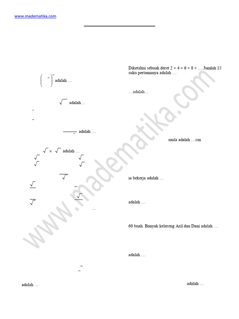 Soal UAS Kelas 9 K13 2016 | PDF