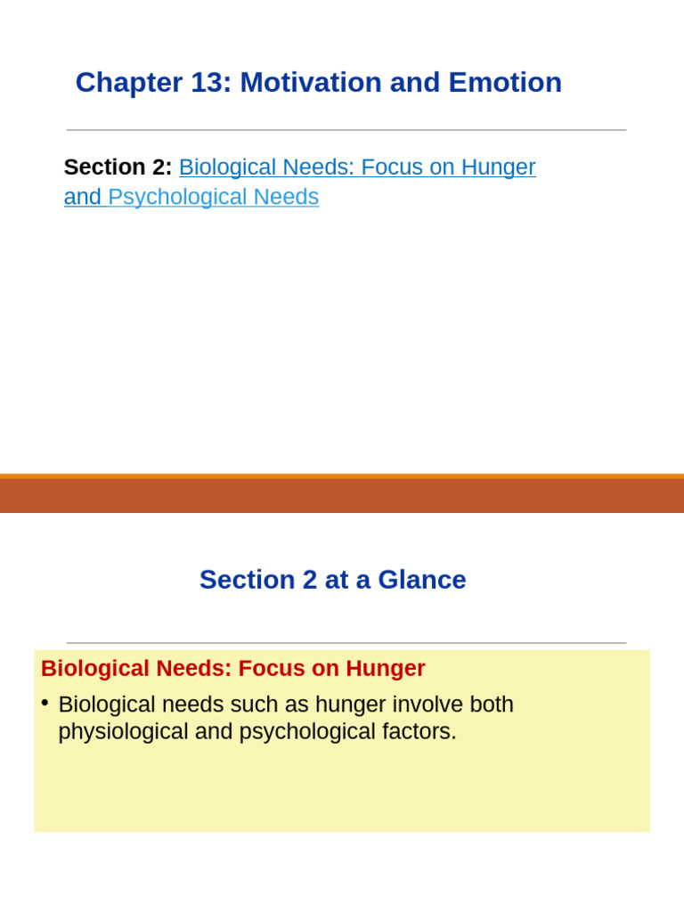 Psych_ch13 Section 2 | PDF | Motivational | Motivation