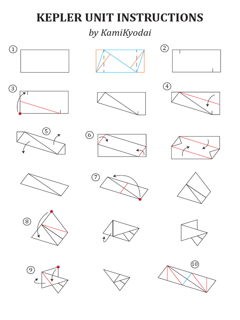 Kepler Unit Instructions With Template | PDF