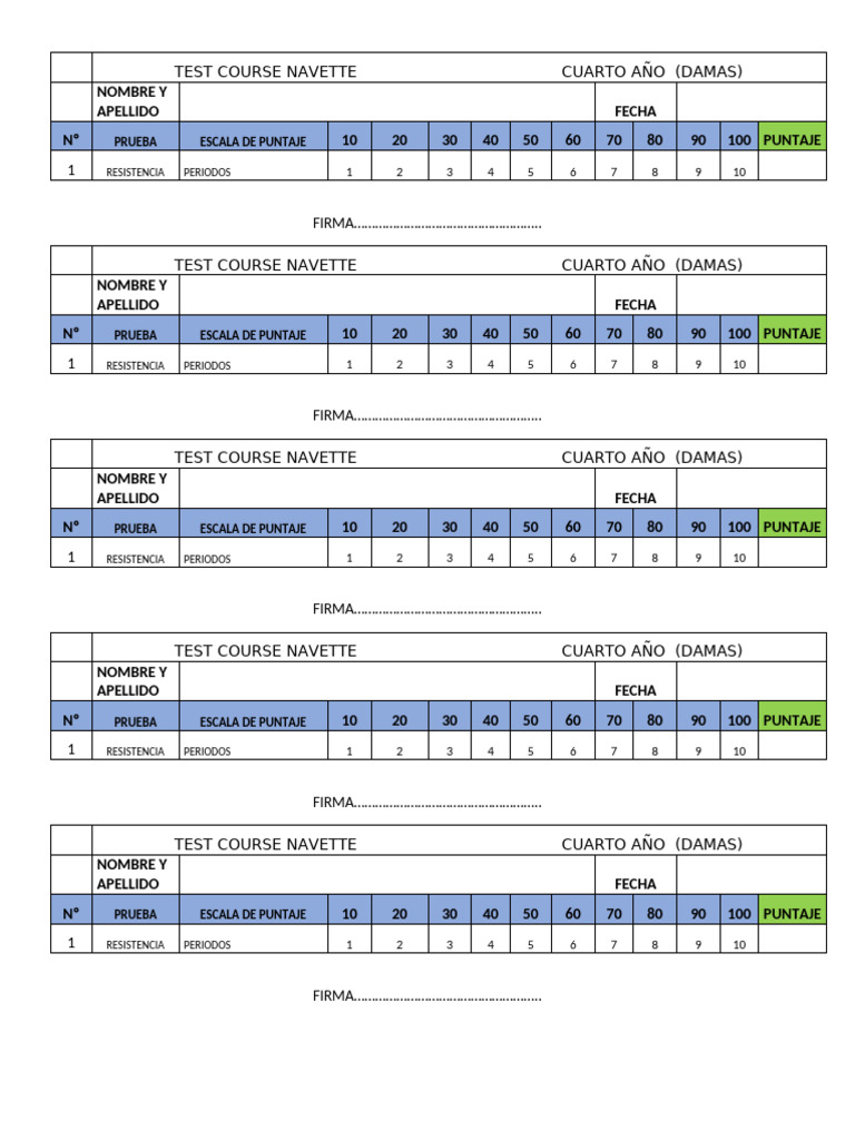 Test Course Navette Dam | PDF