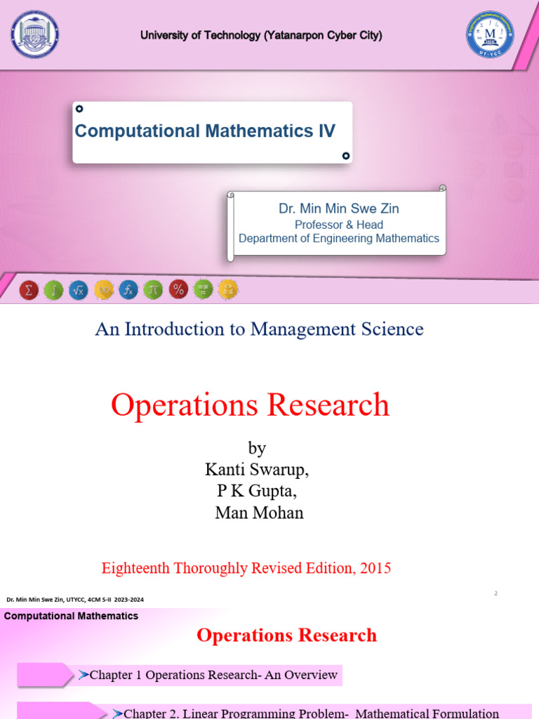 Chapter 3 Graphical Method OR LPP | PDF | Mathematical Optimization ...