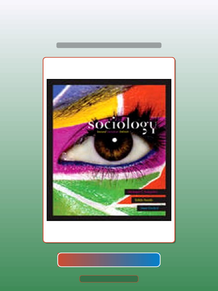 Sociology 2nd Canadian Edition Schaefer Ebook and TestBank Bundle Exam ...