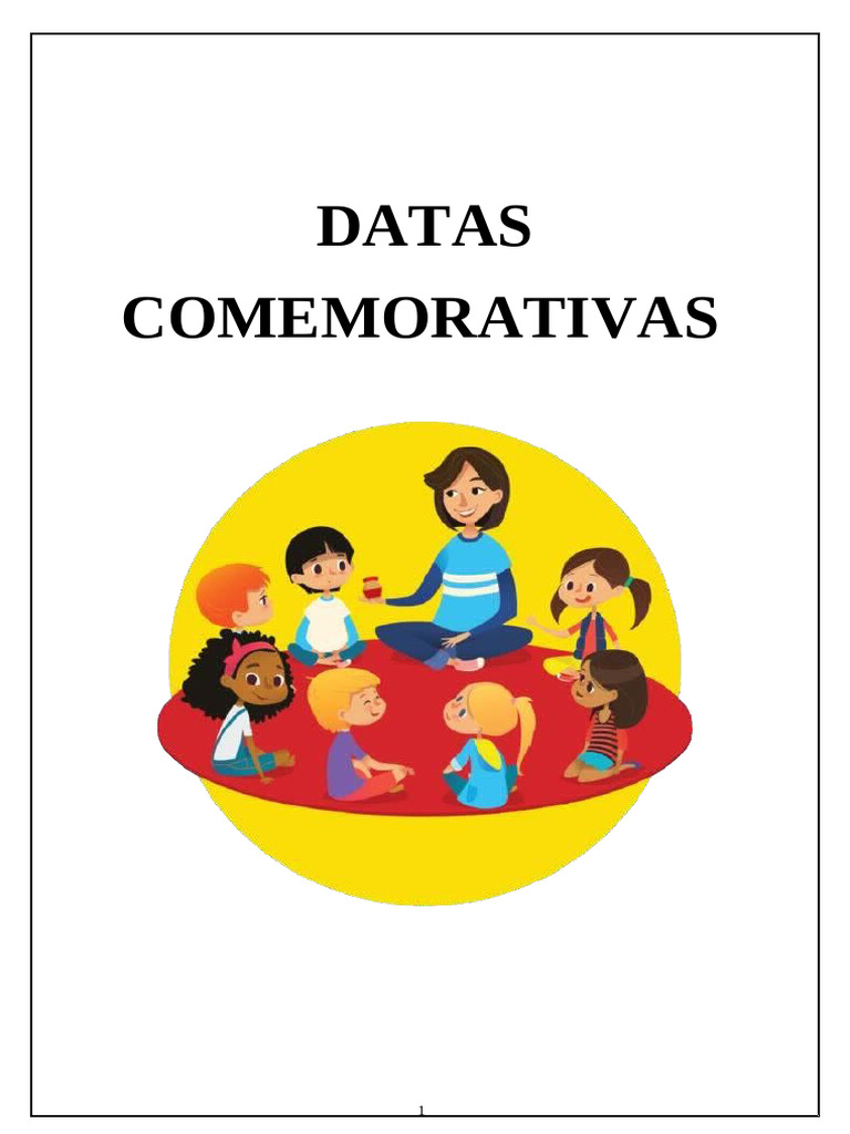 Datas Comemorativas na Educação Infantil | PDF | Educação Infantil ...