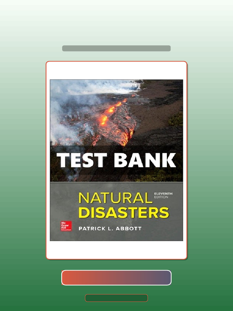 Natural Disasters 11th Edition Abbott eBook and TestBank Bundle Exam ...