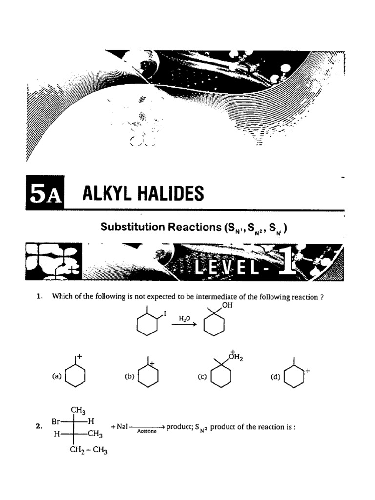 Alkyl Halides - Substitution | PDF
