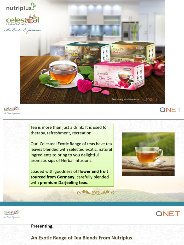 Nutriplus Celesteal - Exotic Tea Blend | PDF