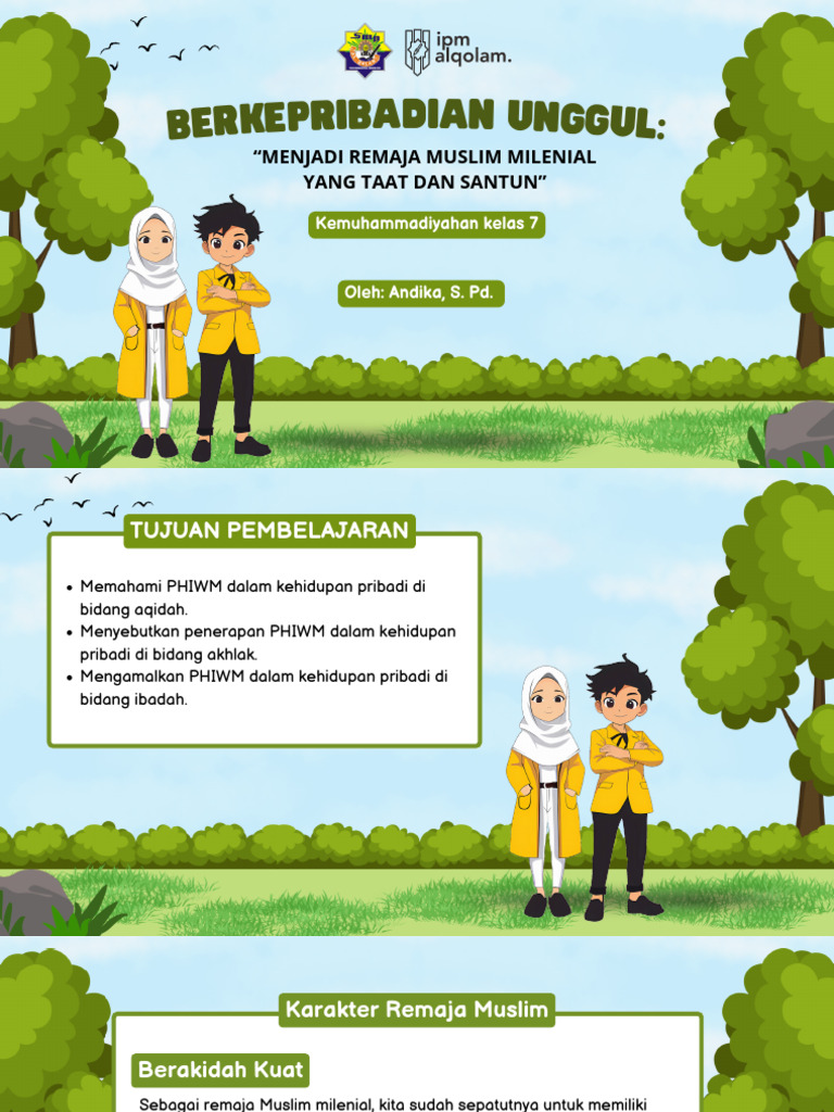 Karakteristik Remaja Muslim Milenial | PDF