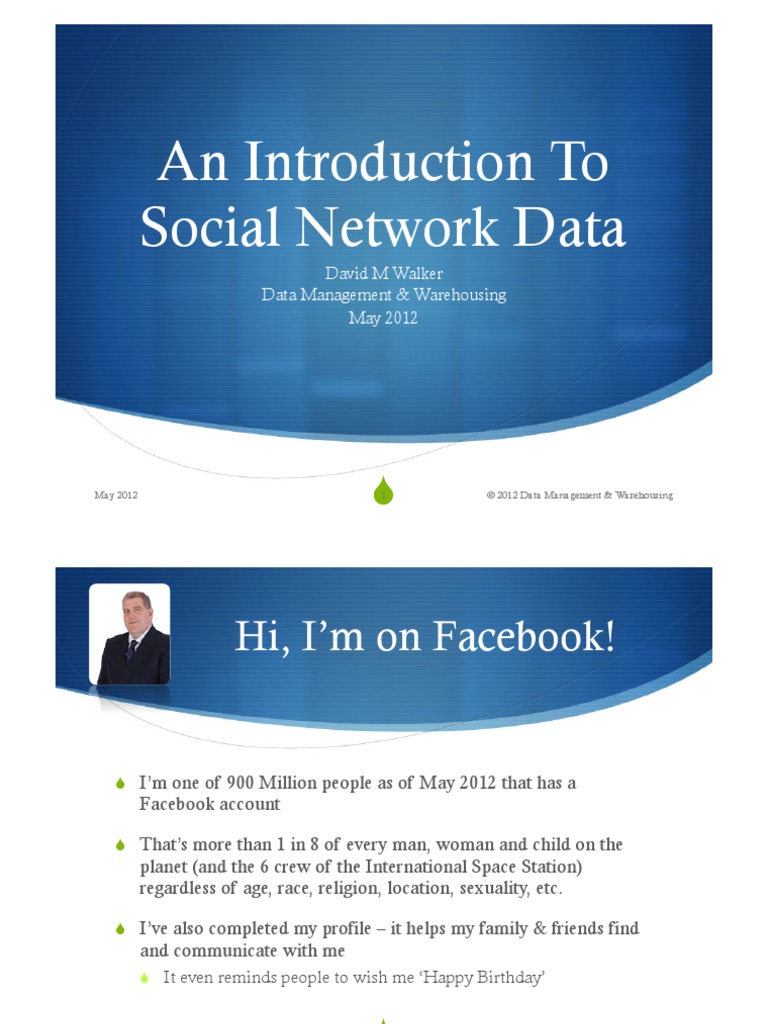 An Introduction To Social Network Data | PDF | Business Intelligence ...