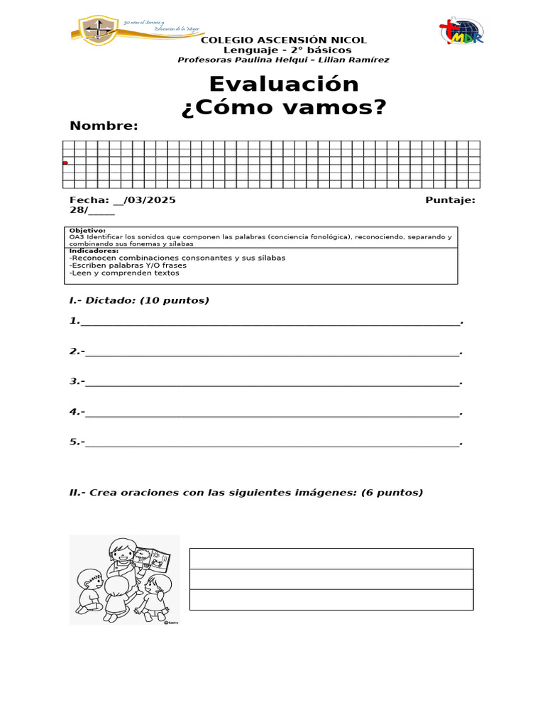 Evaluación unidad 0 | PDF