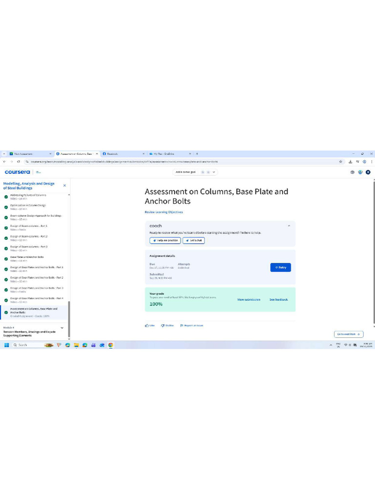 Coursera Module 3 Passed Quiz Result | PDF