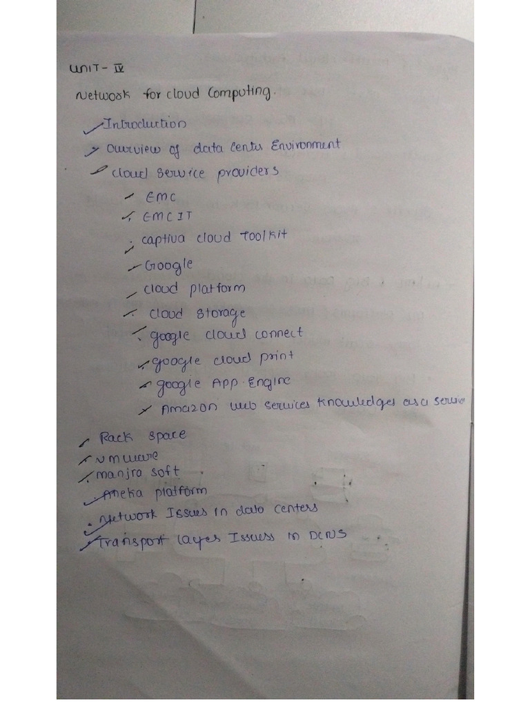 cc unit 4 handwritten | PDF