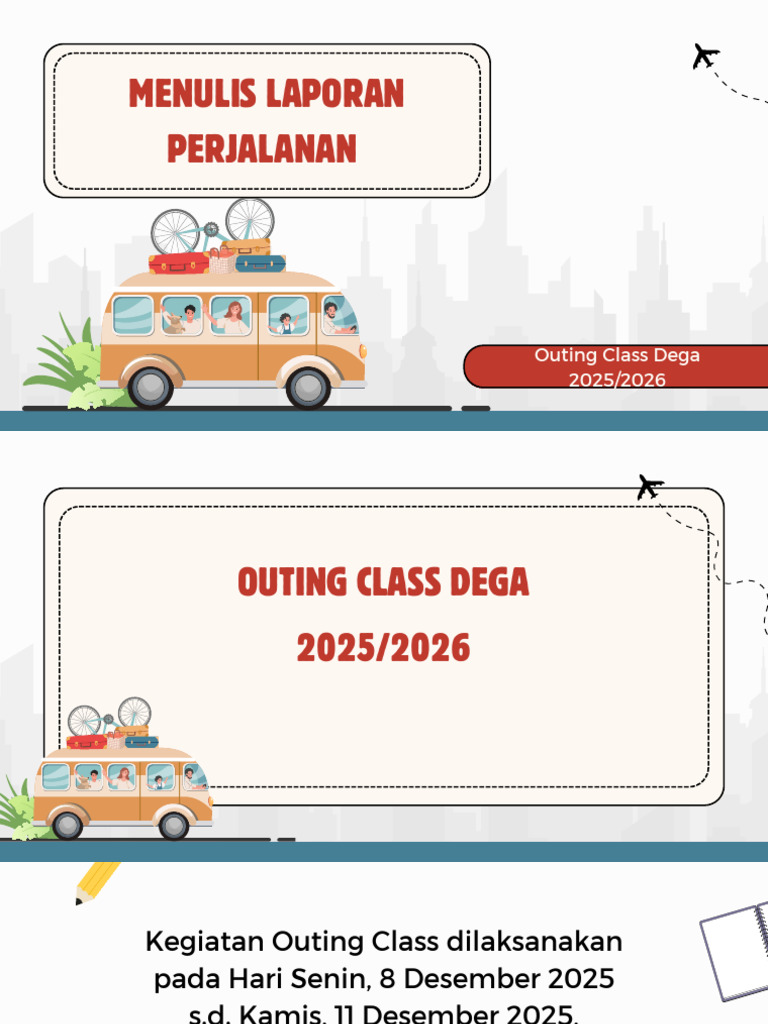 Laporan Outing Class Dega 2025/2026 | PDF