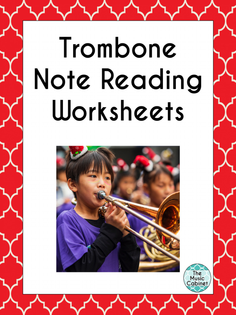 Trombone Note Reading Worksheets | PDF
