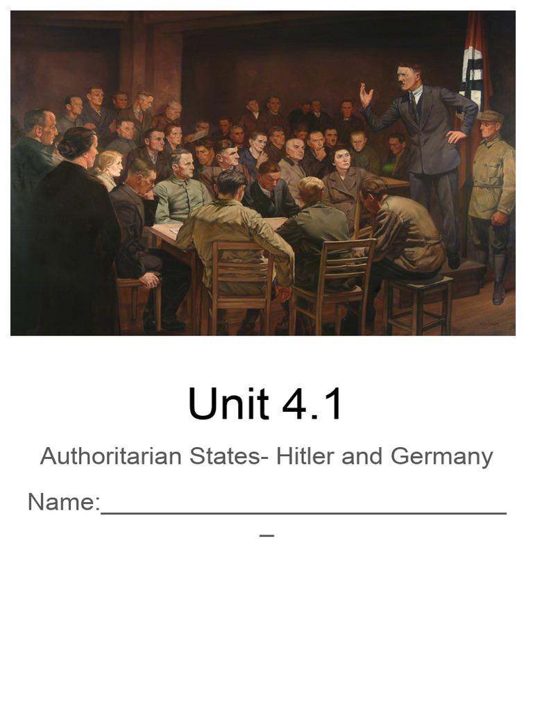 Authoritarian States - Hitler and Germany | PDF | Nazism | Nazi Party