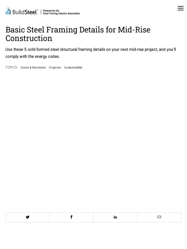 Basic Steel Framing Details for Mid-Rise Construction - BuildSteel.org ...