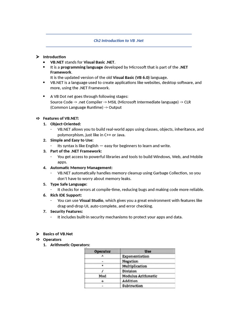 Ch2 Introduction To | PDF | Menu (Computing) | Computer Programming