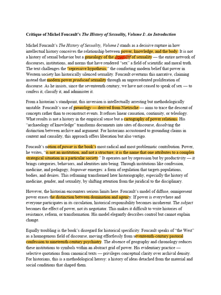 Document 7 | PDF | Michel Foucault | Discourse