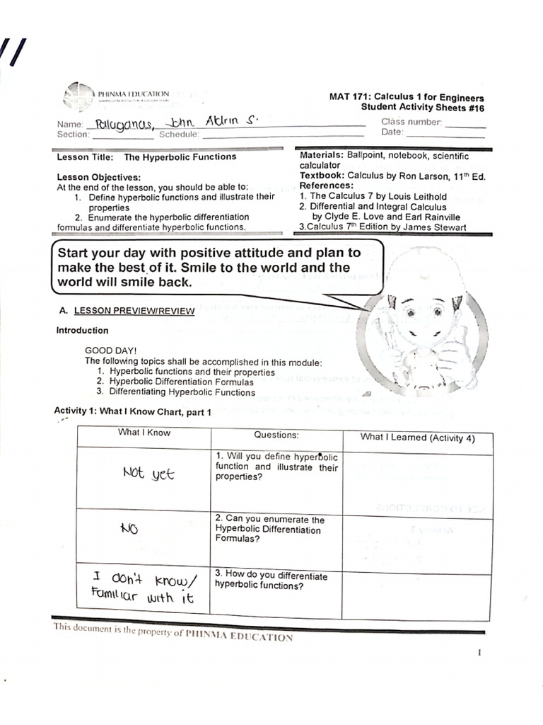 Mat 171 Mod 16 | PDF