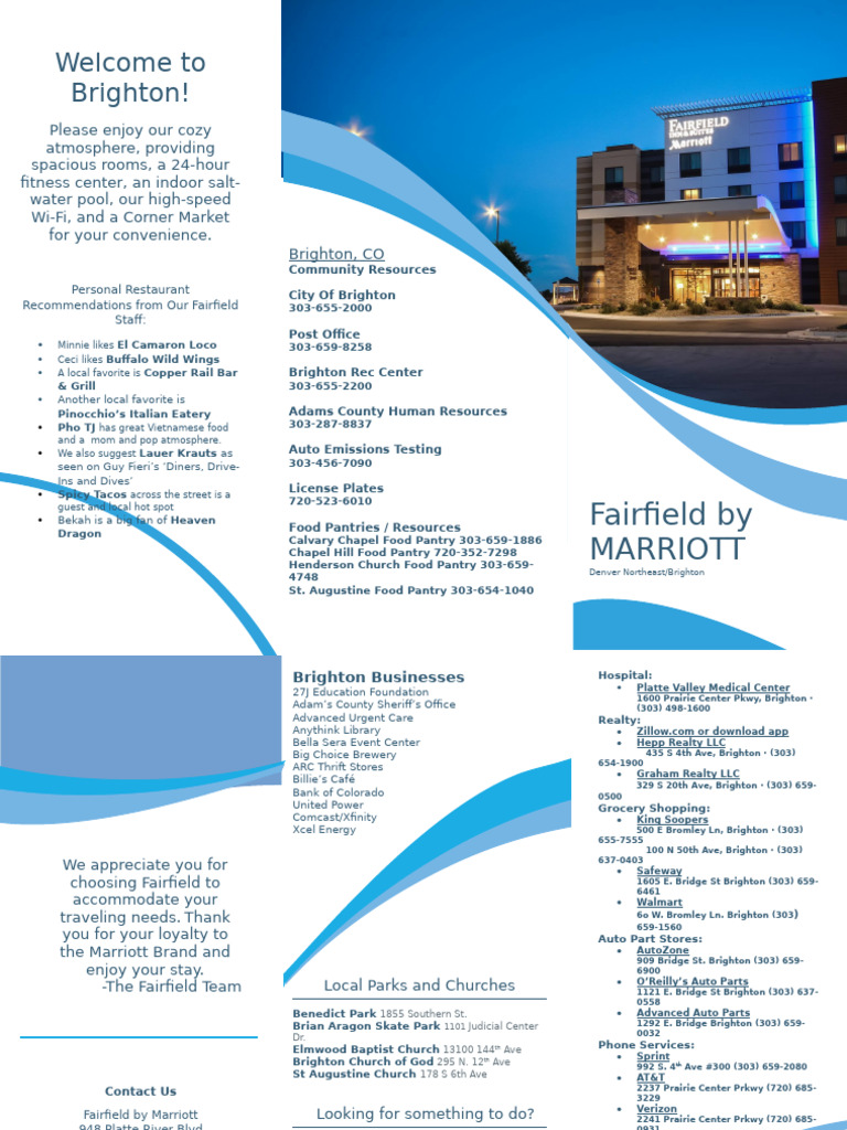 Brighton Community Resources Guide | PDF