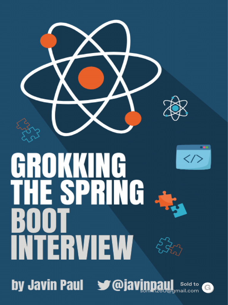 Sample_Grokking_The_Spring_Boot_Interview | PDF | Spring Framework | Model–View–Controller