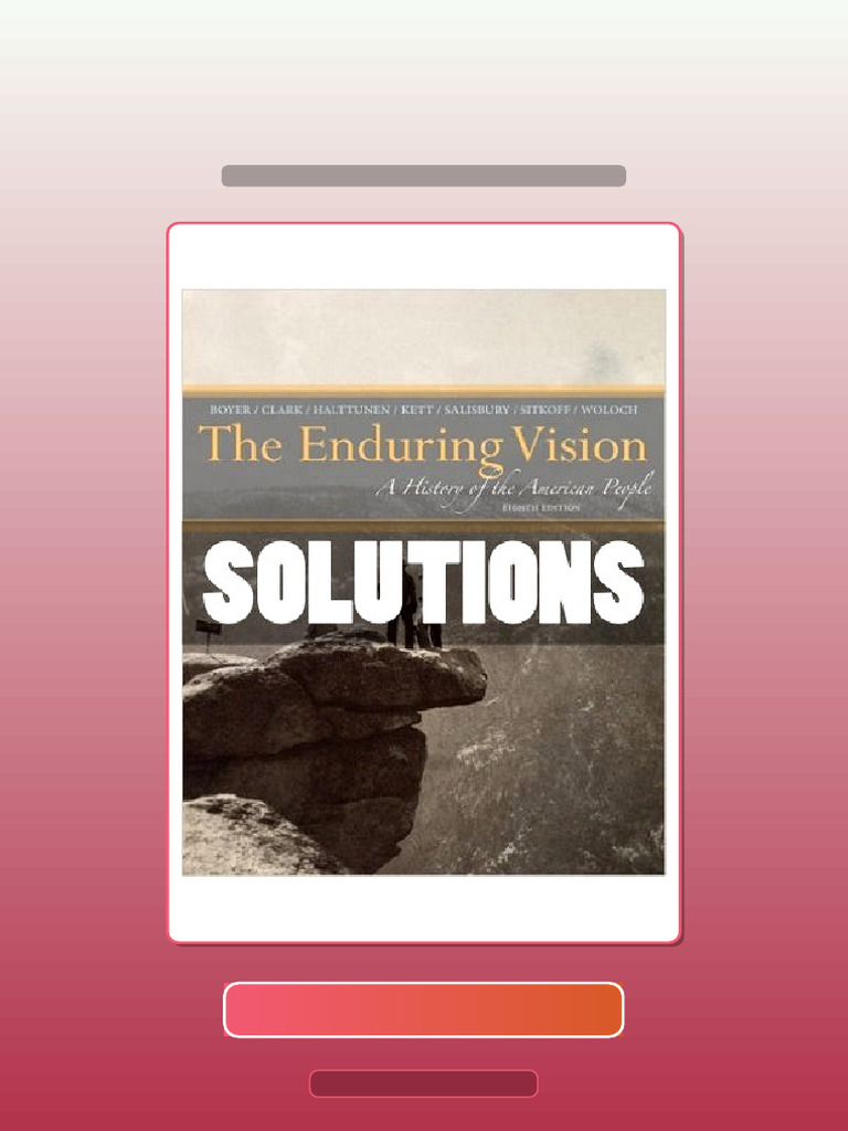 The Enduring Vision A History of The American People 8 Ed Boyer Ebook ...