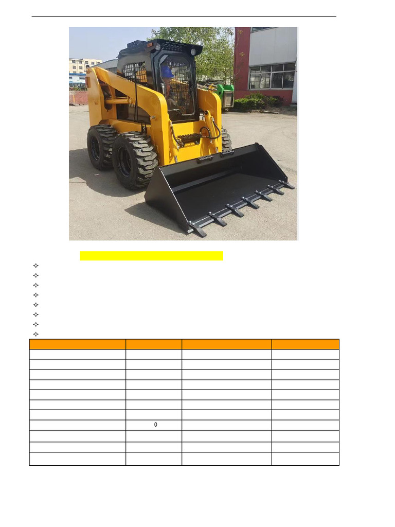 Sl75cb Sl80 Skid Steering Loader 20240723 | PDF