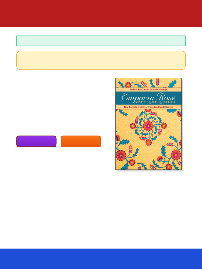 Emporia Rose Appliqué Quilts New Projects Historical Vignettes Classic ...